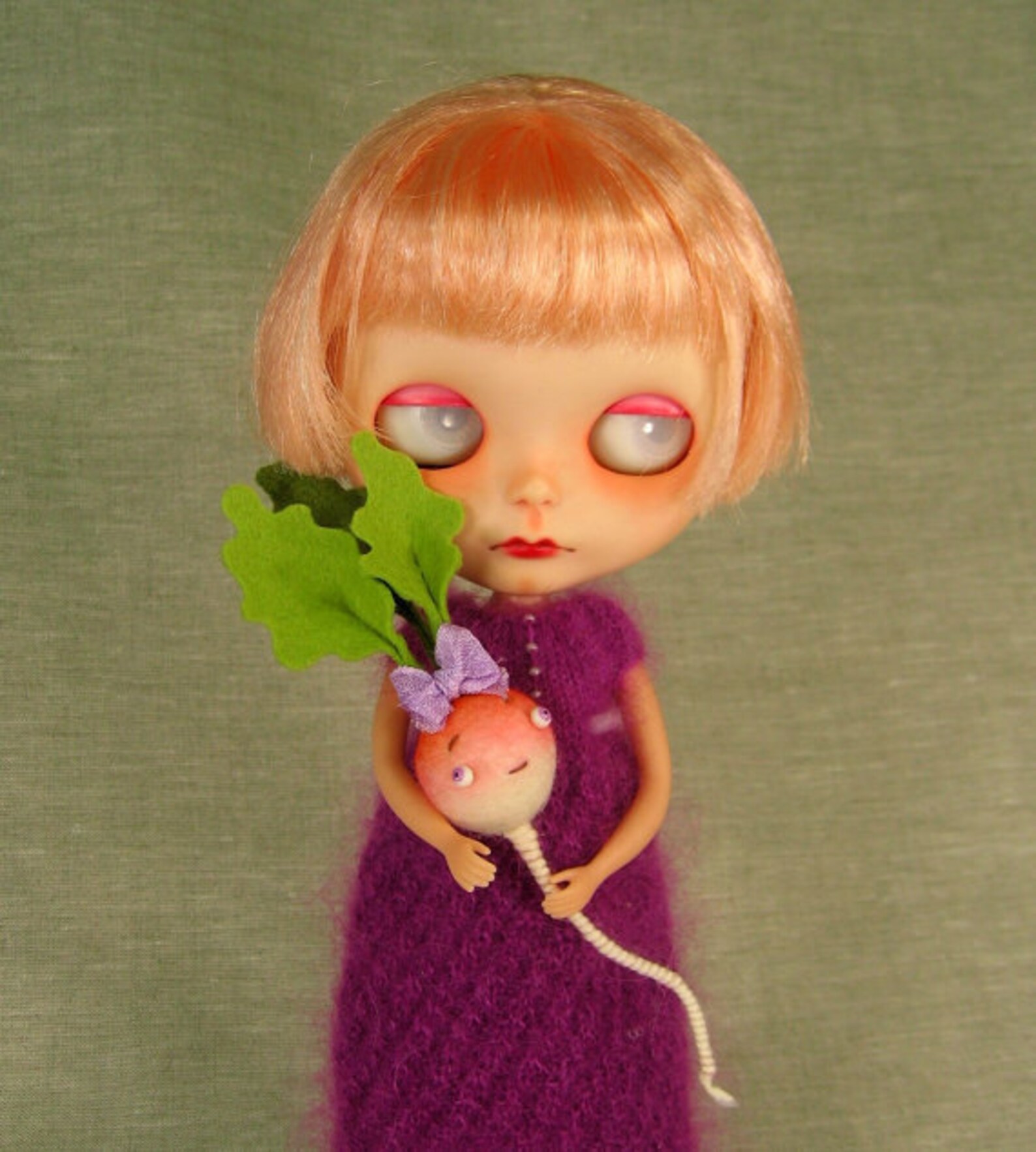 Happy Turnip Girl Anthropomorphic Toy for Dolls MADE TO ORDER - Etsy