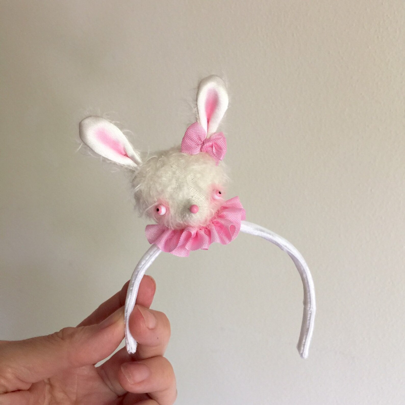 Blythe Bunny Rabbit Headband with Bunny Head MADE TO ORDER | Etsy