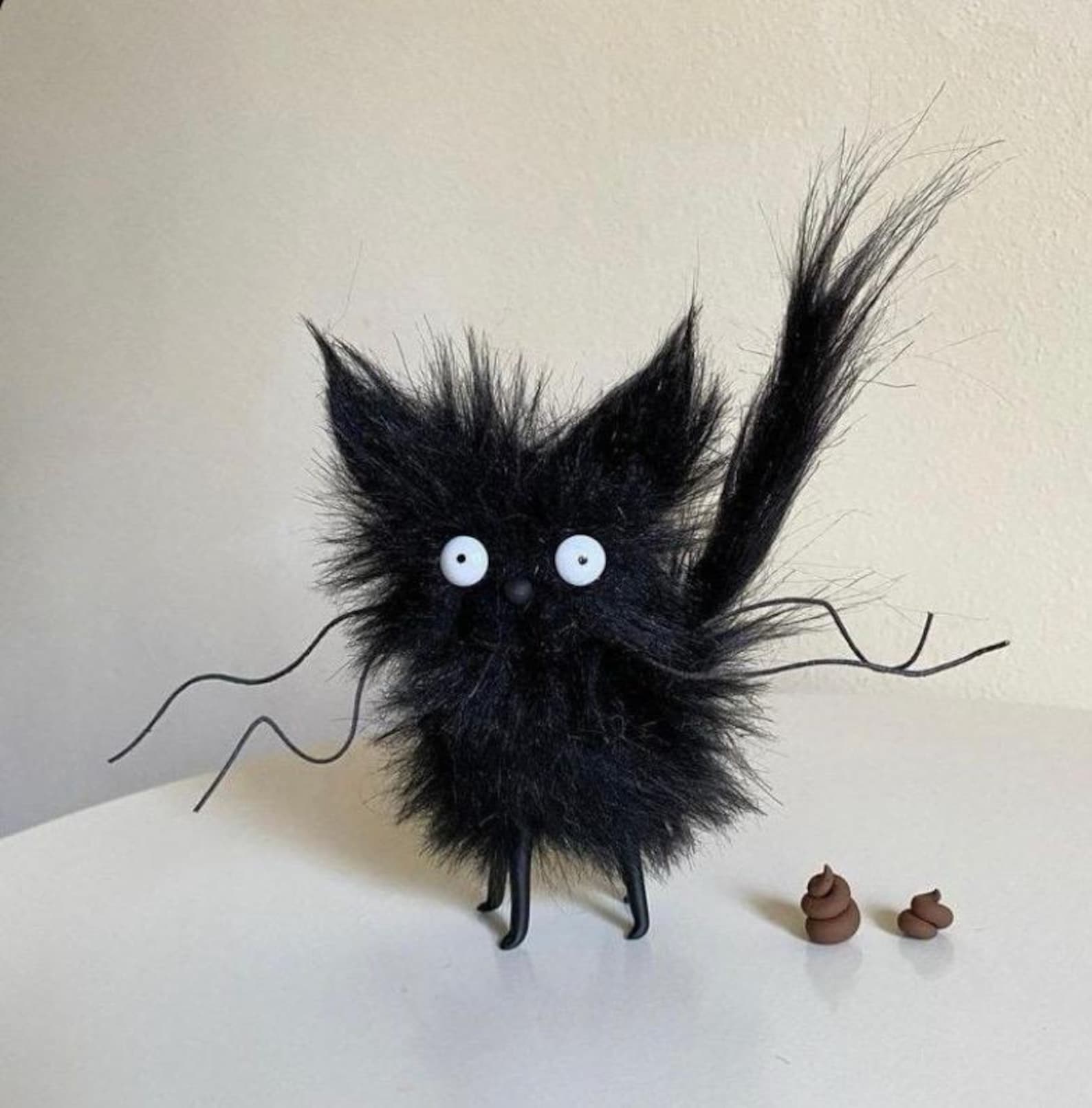 Scaredy Cat Spooky Halloween Kitty Made to Order - Etsy