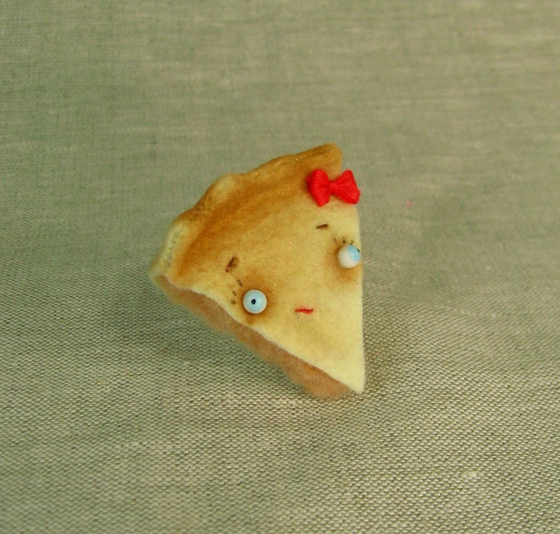 One Slice of Dainty Little Pie, With or Without Pin Back, With or ...