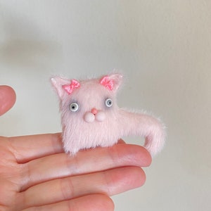 Bitty Kitty Cat in Pink MADE TO ORDER - Etsy