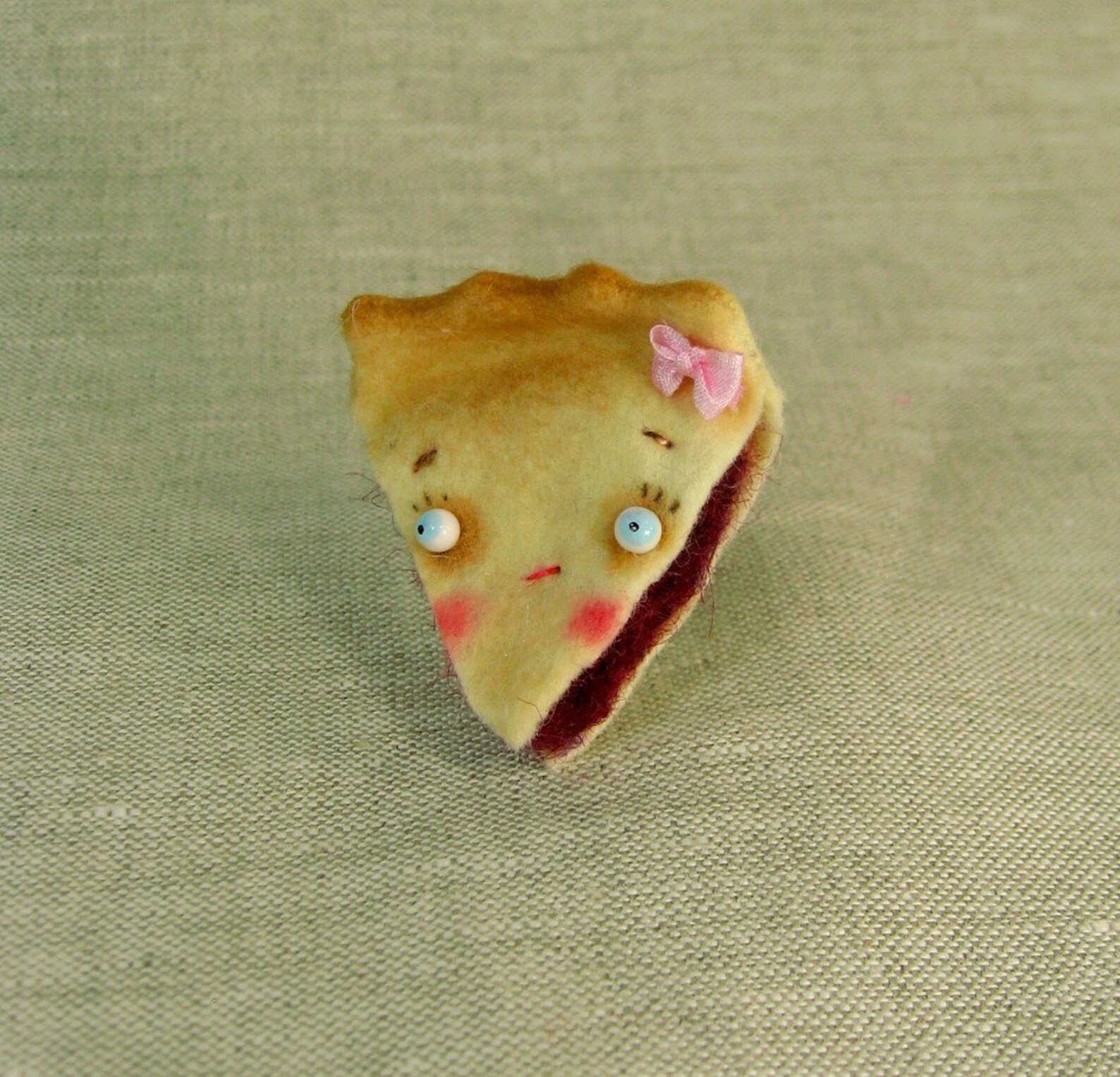 One Slice of Dainty Little Pie, With or Without Pin Back, With or ...