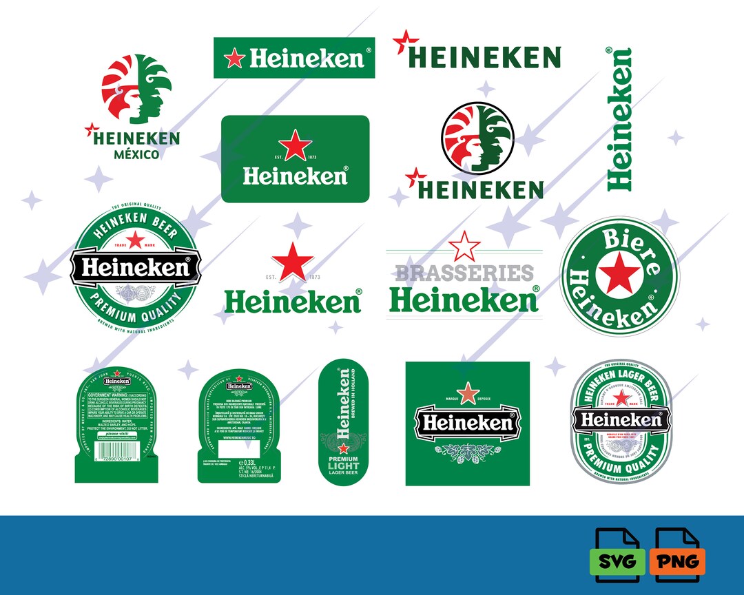 Heineken SVG and PNG Formats Font File Ready to Use for Cricut - Etsy