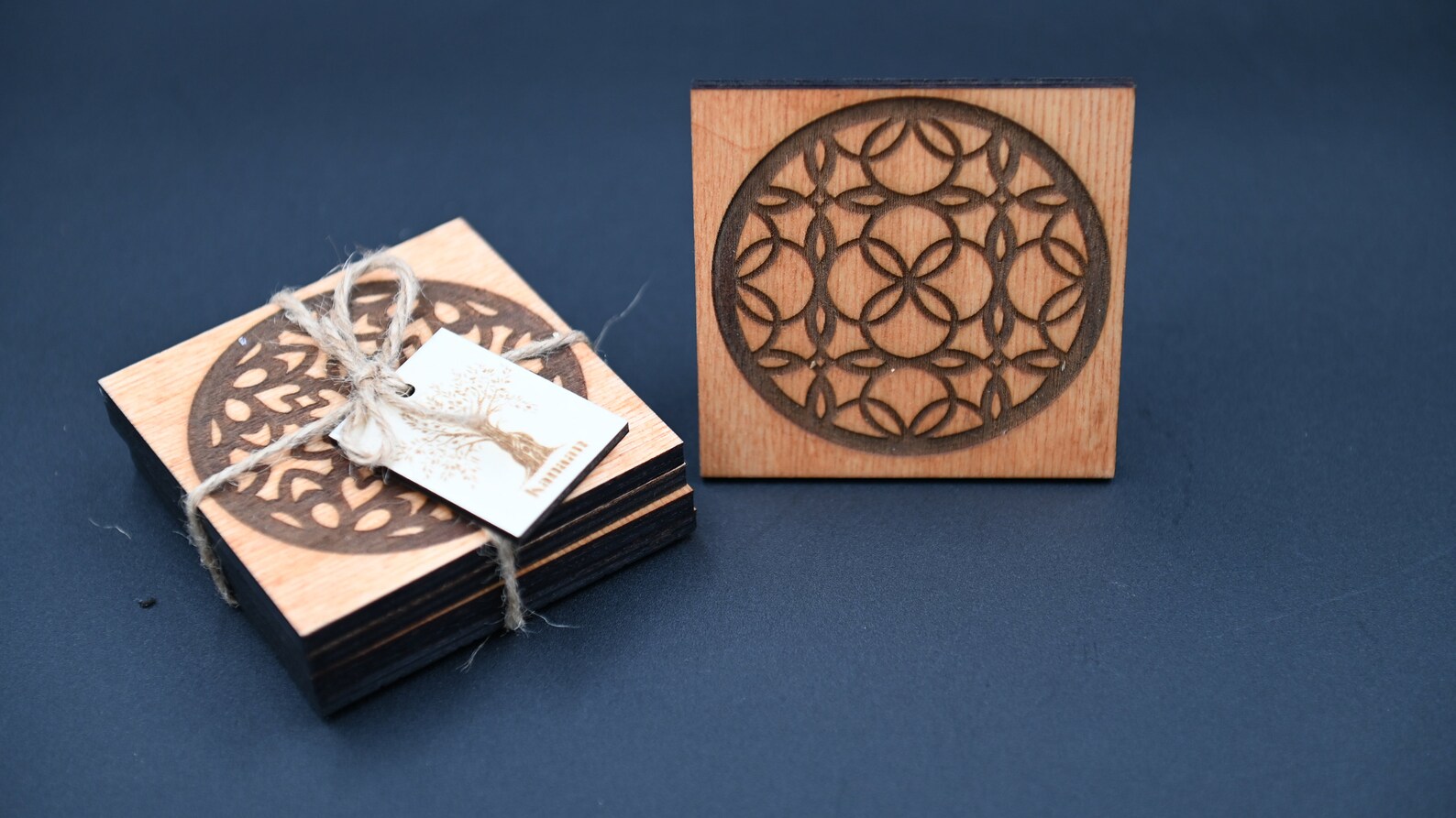 Arabesque Geometric Design Coasters - Etsy