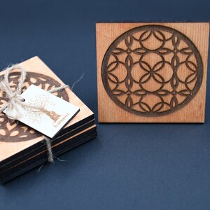 Arabesque Geometric Design Coasters - Etsy