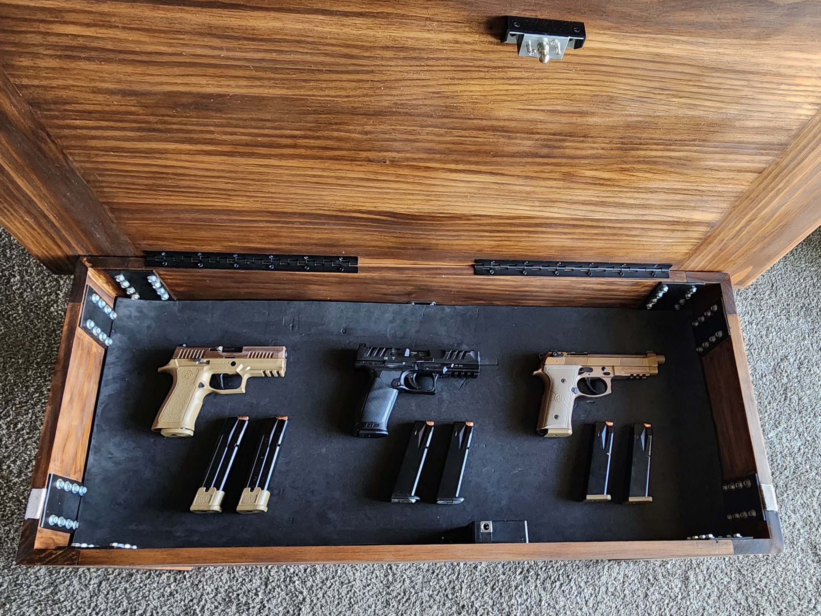 Modern Coffee Table With Storage Gun Concealment Coffee Table Lift Top ...