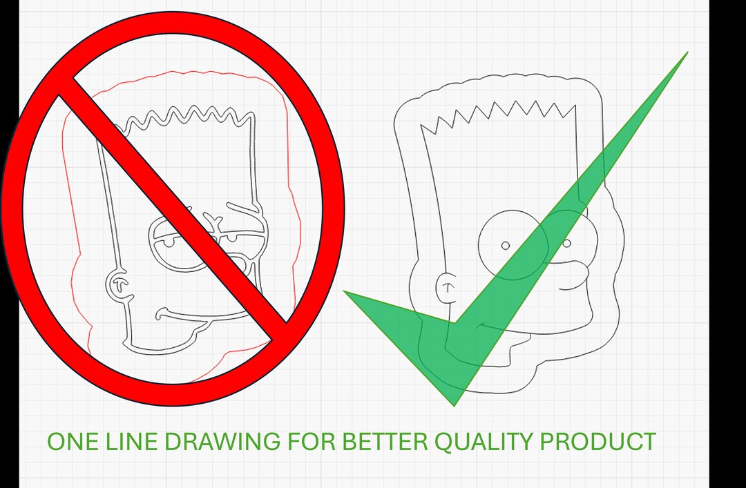 The Simpson Laser Cut one Line Design Bundle SVG DXF Earring Stud ...