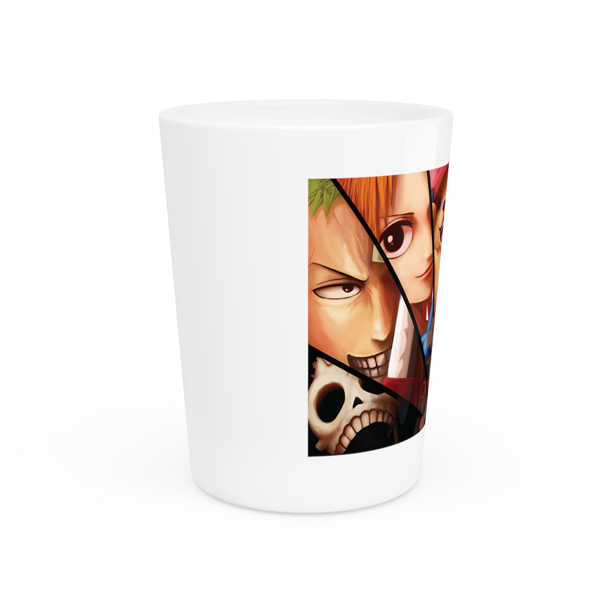 One Piece Anime Shot Glass, Panel View Crew, Anime Lovers, Gift for Him ...