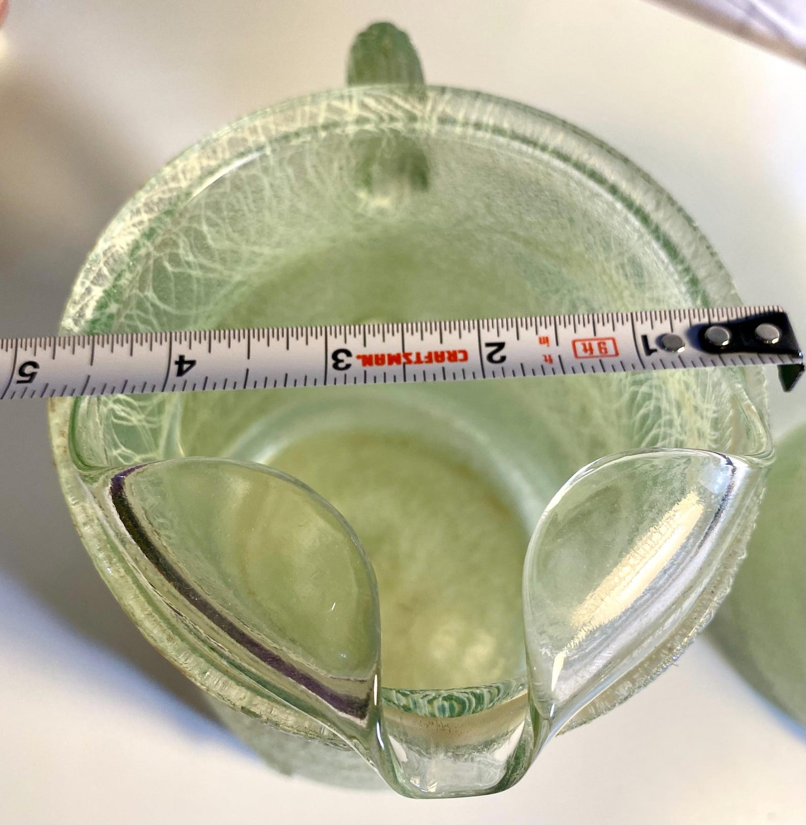 Vintage Spaghetti String Glass Pitchers, Set of Two - Etsy