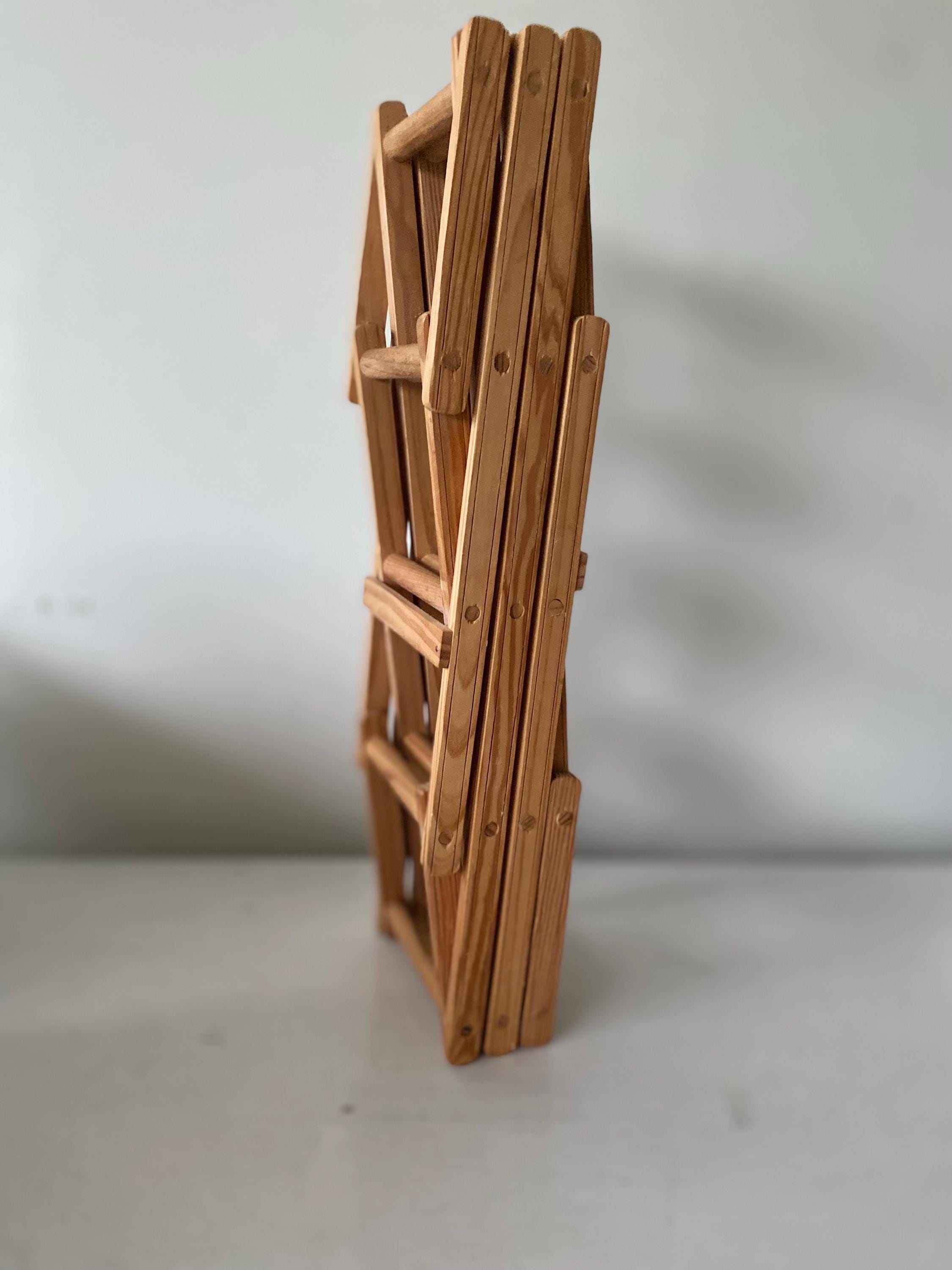 Wooden Foldable Accordian Organizer for Wall Mount Display, or Wine ...
