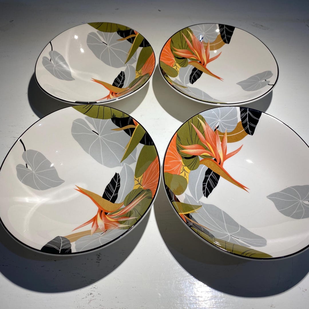 Sango China, the Larry Laslo Collection, Maui, Bird of Paradise Flower ...