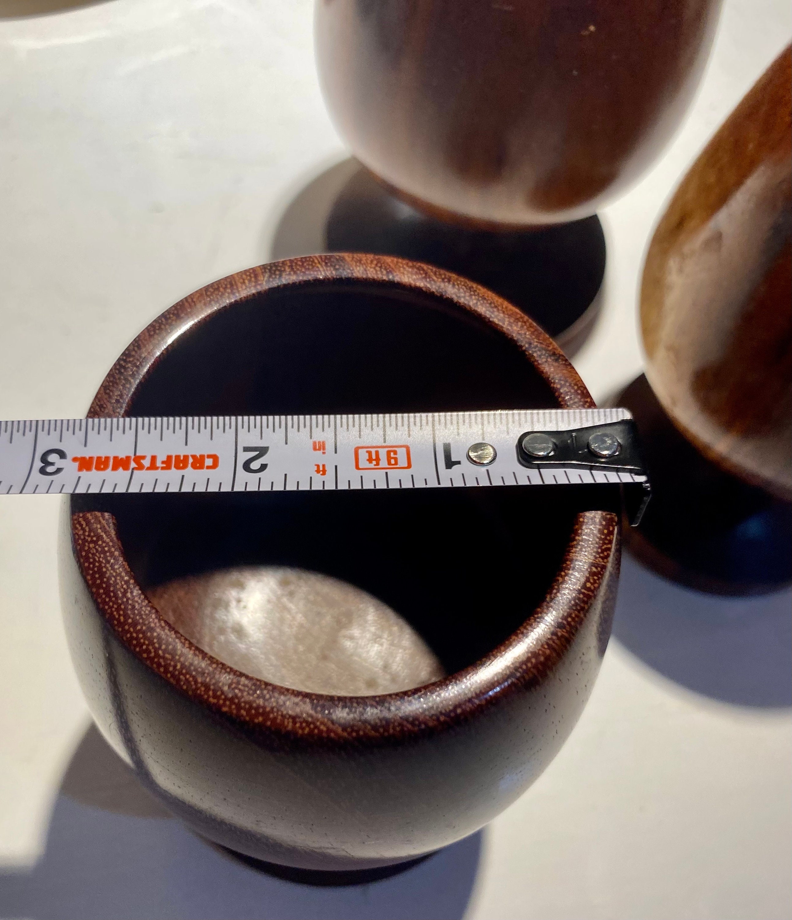 Wood, Hand Turned, Goblets, Set of Three, Multi Toned - Etsy