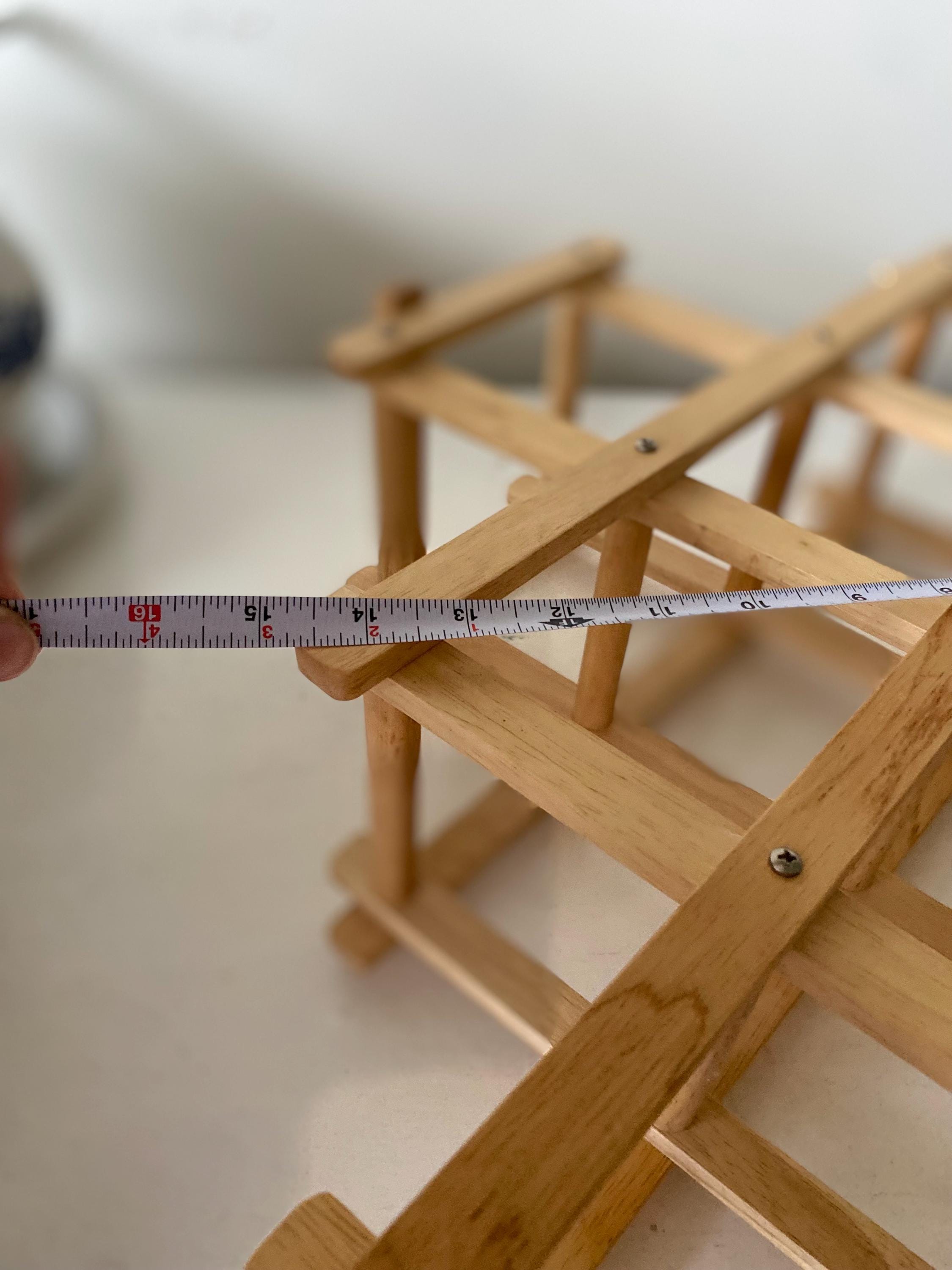 Wooden Foldable Accordian Organizer for Wall Mount Display, or Wine ...