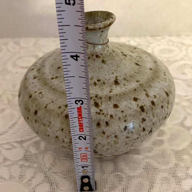 Glazed Pottery Bud Vases by Butler, Set of Two - Etsy