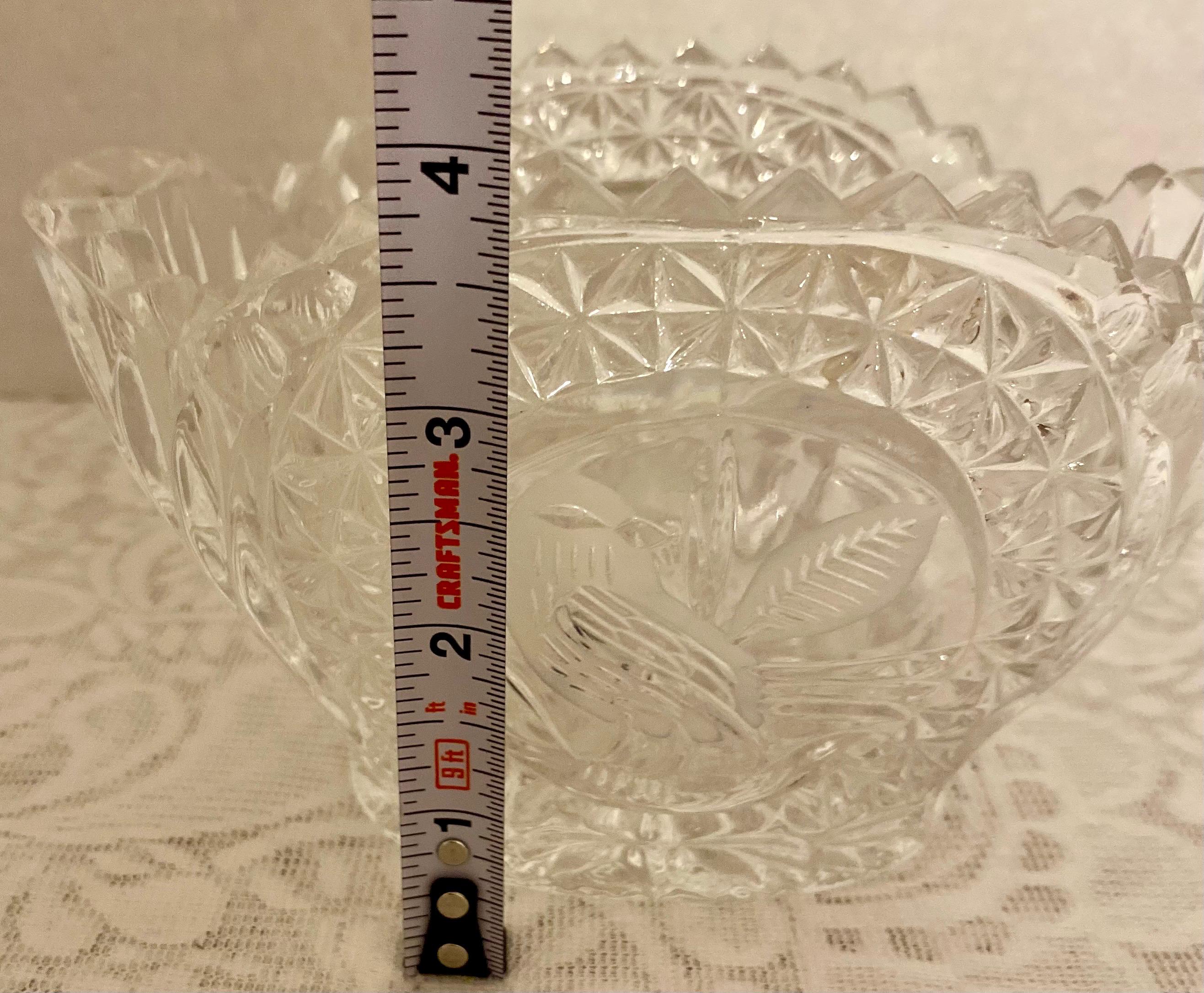 Hofbauer Byrdes, Crystal Bowl, 24% Lead Crystal, Made in Germany, Two ...