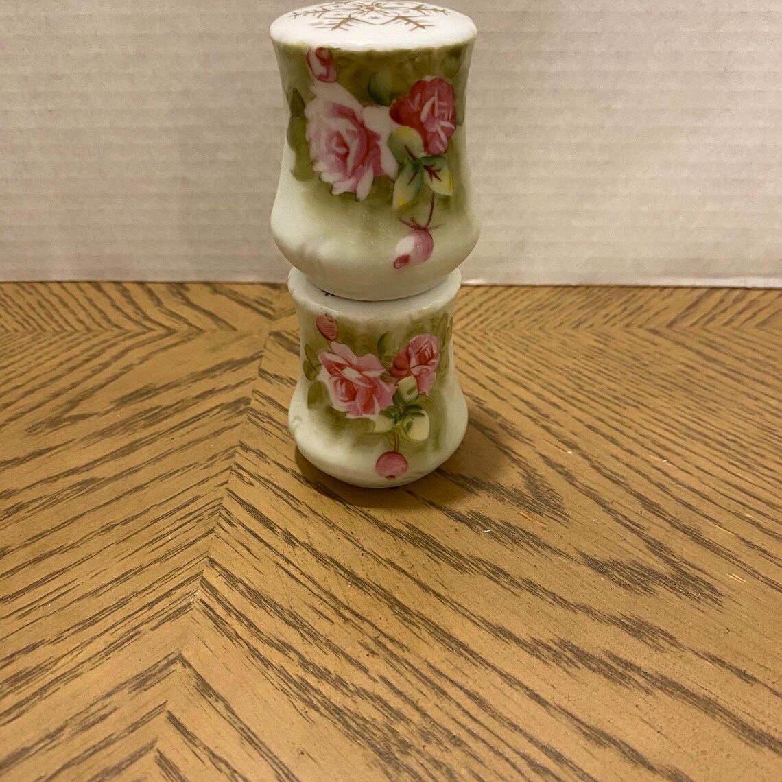 Lefton Heritage Green Salt and Pepper Shakers - Etsy
