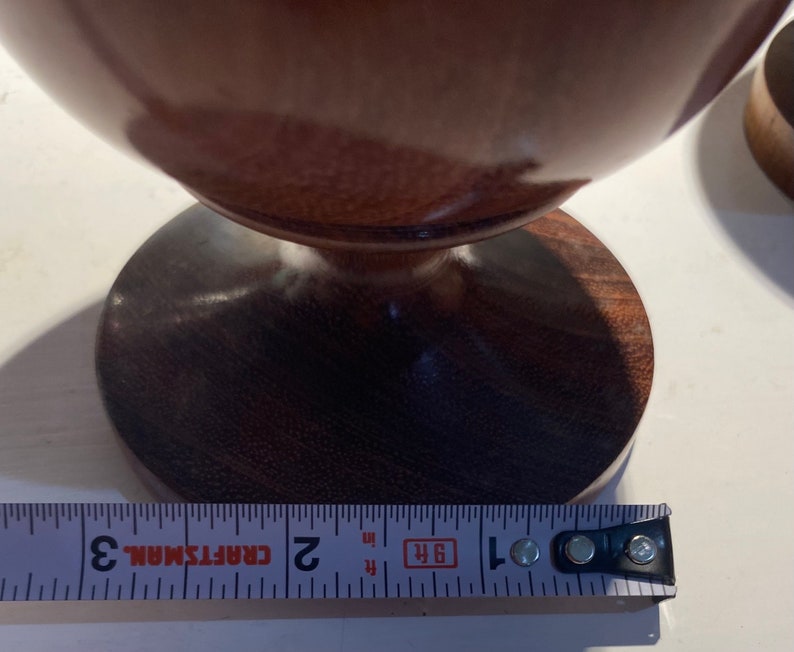 Wood, Hand Turned, Goblets, Set of Three, Multi Toned - Etsy