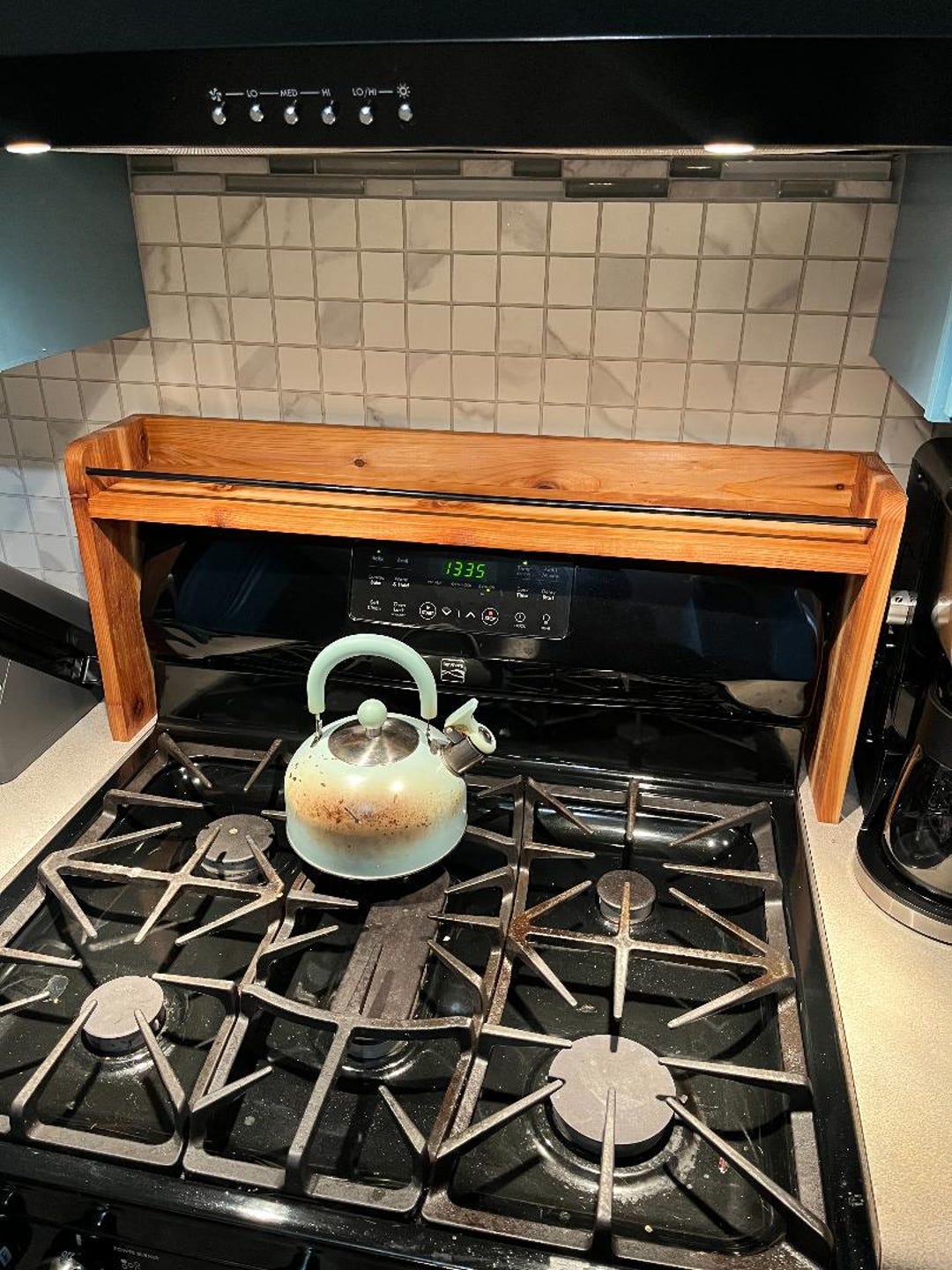 Kitchen Stove Wood Shelf Build Plans - Etsy