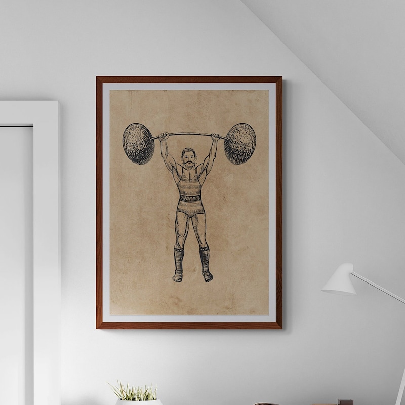 Circus Strong Man - Etsy