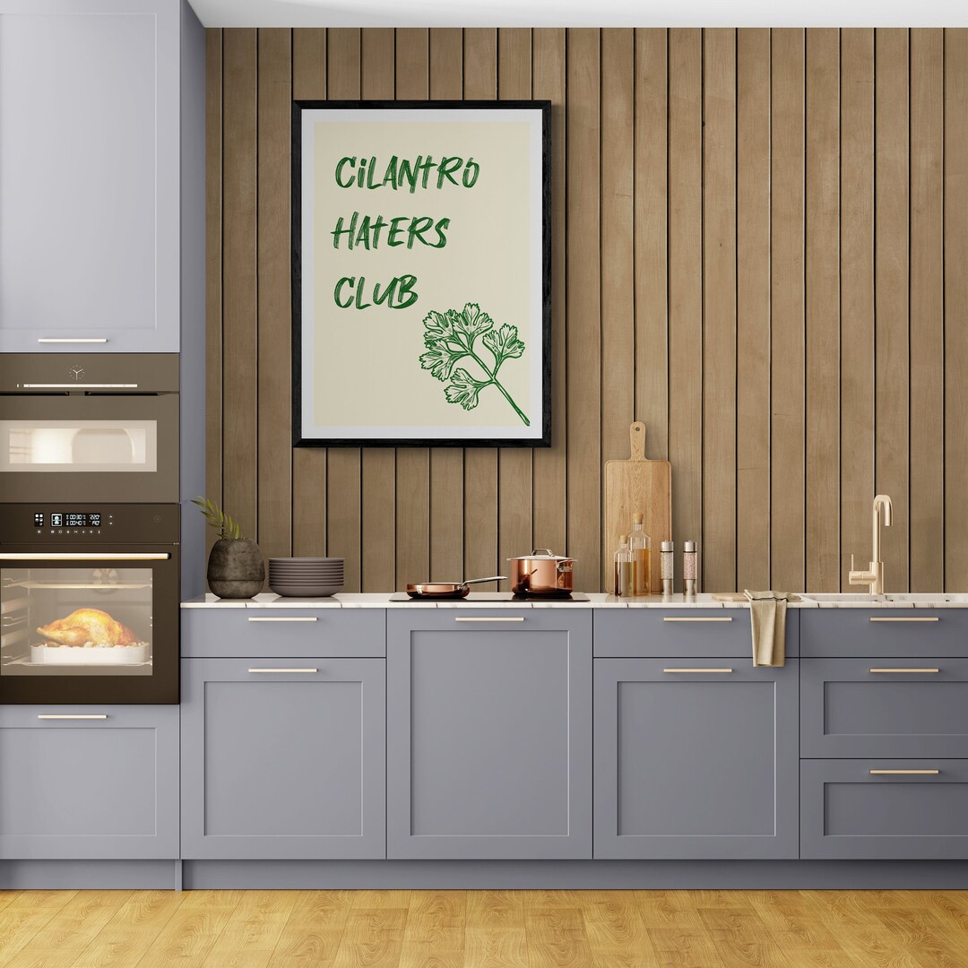Cilantro Haters Club Art Print Digital Download Poster Illustrative ...