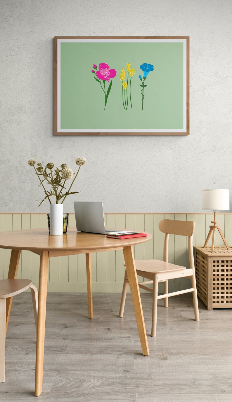 Pansexual Subtle Pride Art Print Digital Download Poster Wall Art ...