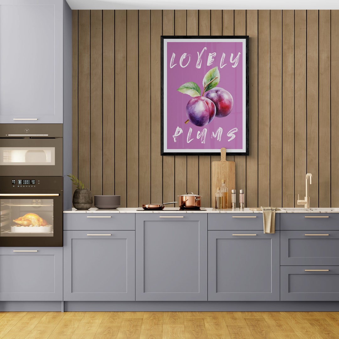 Lovely Plums Art Print, Funny Fruity Illustration (digital Download) - Etsy
