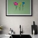 Pansexual Pride Floral Art Print | Subtle LGBTQ+ Wall Decor (digital ...