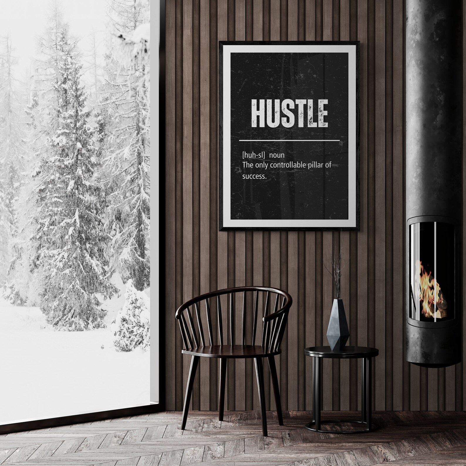 Hustle Definition Art Print | Motivational Quote Poster - Etsy