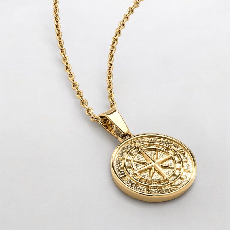 Compass Pendant - Etsy