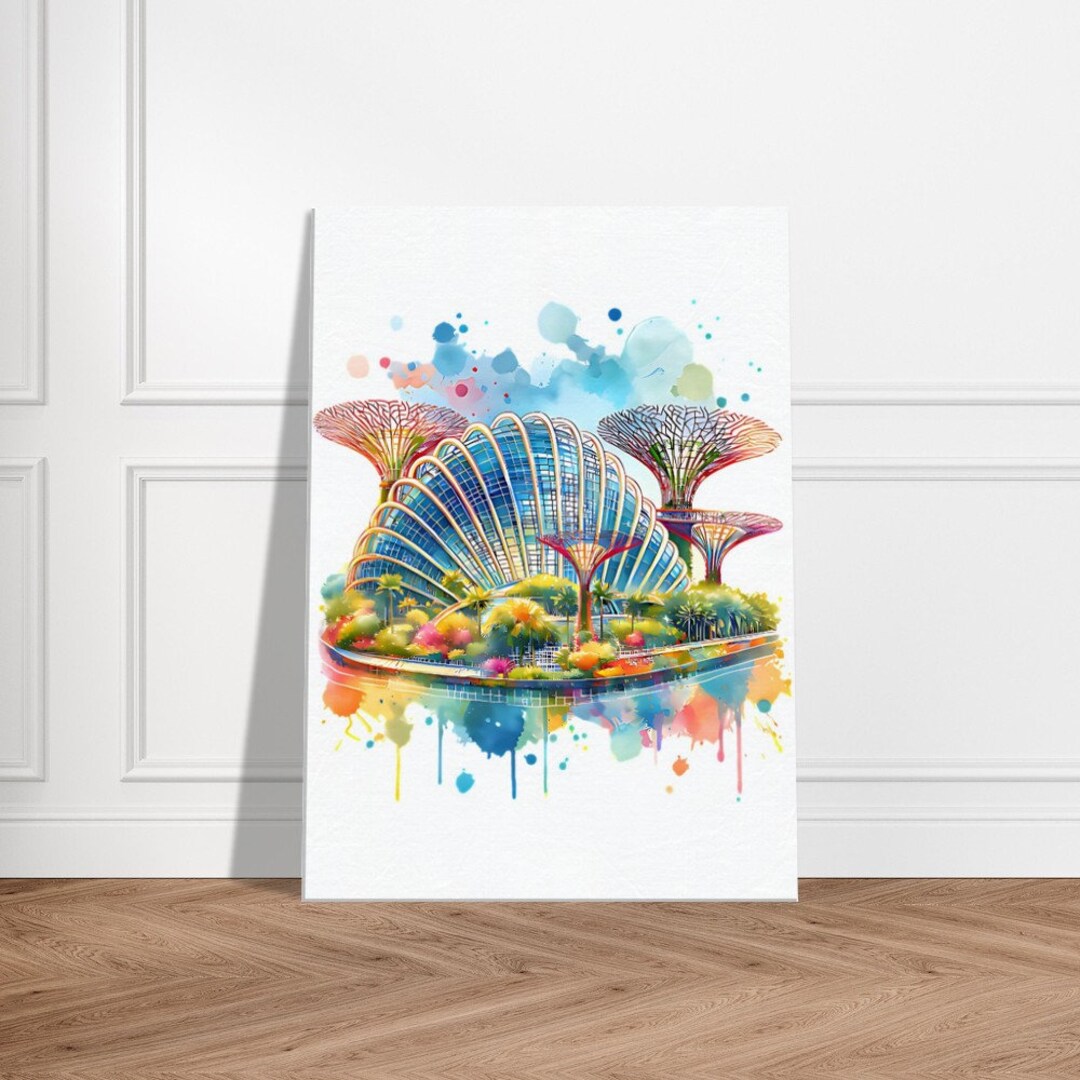 Singapore Gardens by the Bay Poster Marina Bay Sands Travel Poster ...