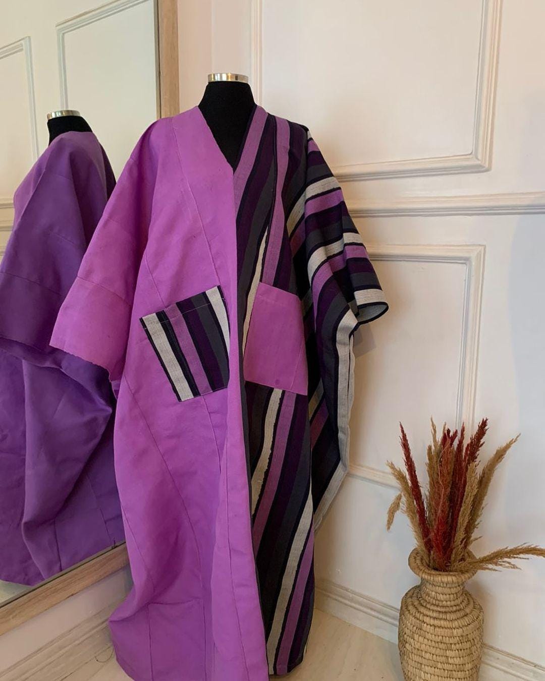 Aso Oke Nigerian Bubu Dress, Agbada Bubu Kaftan for Women, Long Dress ...