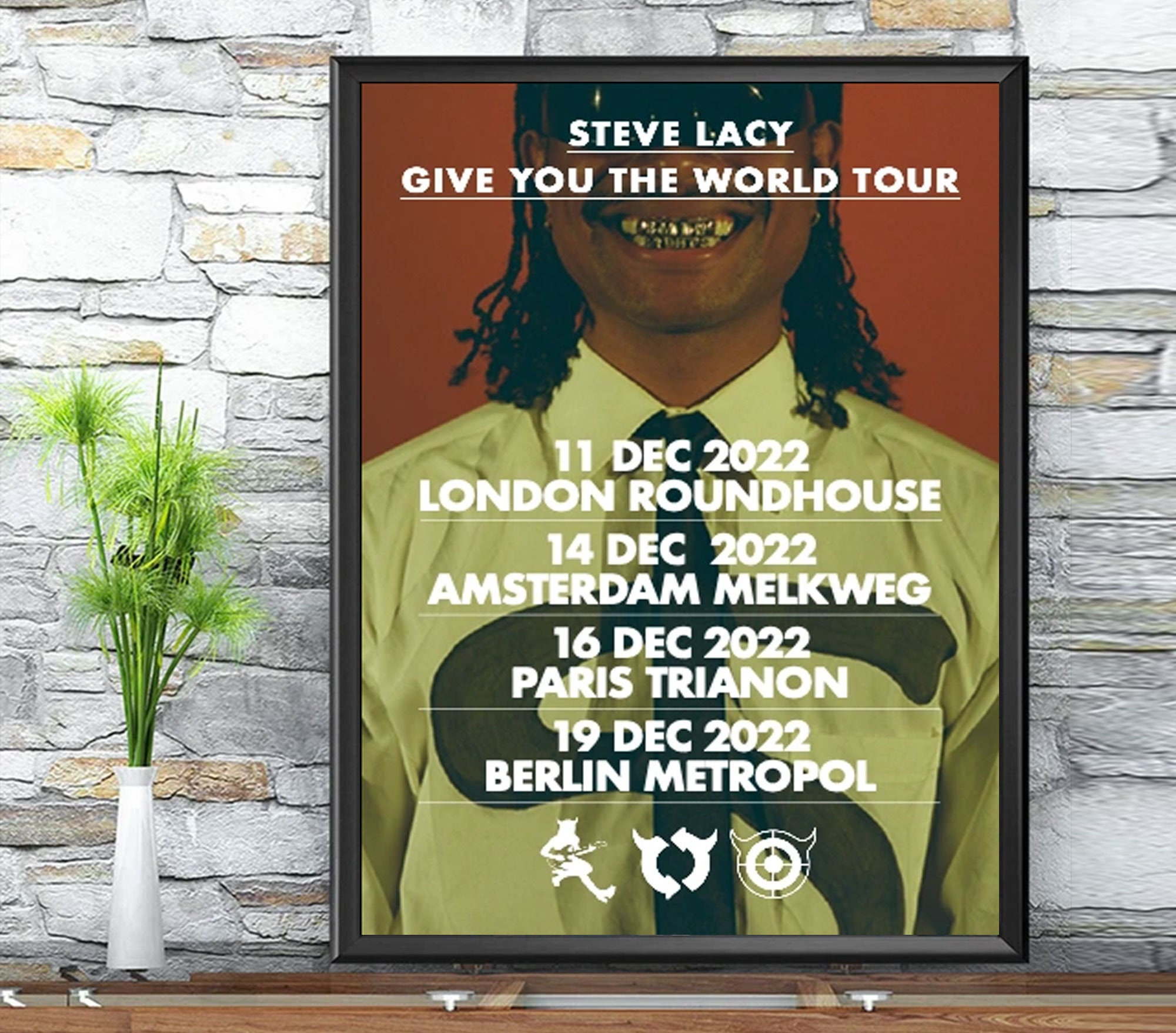 Steve Lacy Give You The World Tour 2022 Poster, Steve Lacy 2022 Poster ...