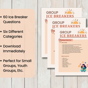 60 Ice Breaker Questions Youth and Young Adult Small Groups Creative ...