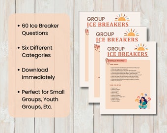 60 Ice Breaker Questions Youth and Young Adult Small Groups Creative ...