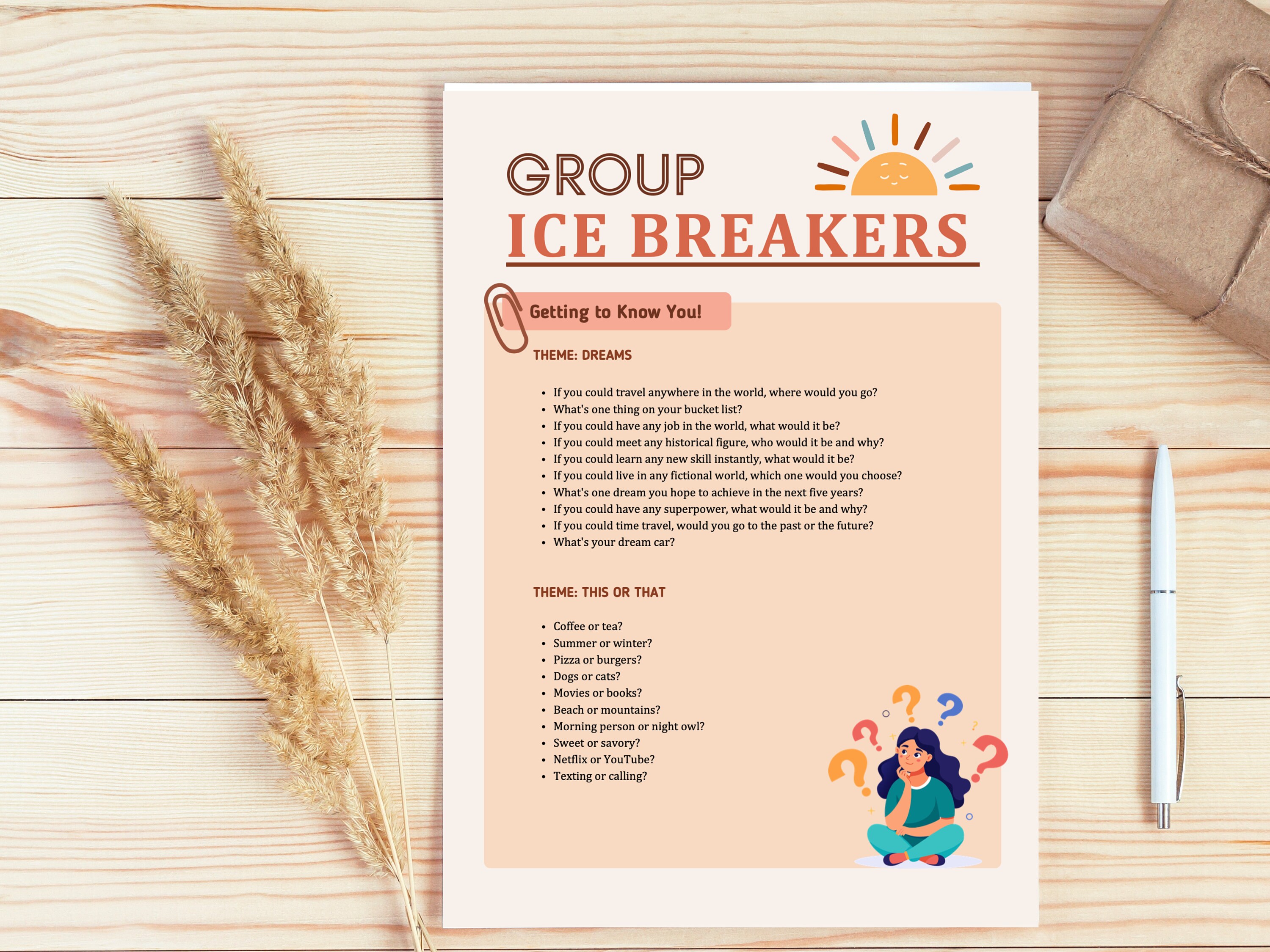 60 Ice Breaker Questions Youth and Young Adult Small Groups Creative ...