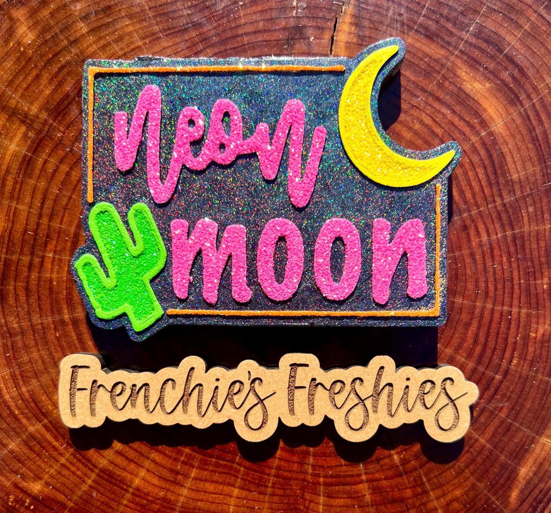 Neon Moon Freshie - Etsy