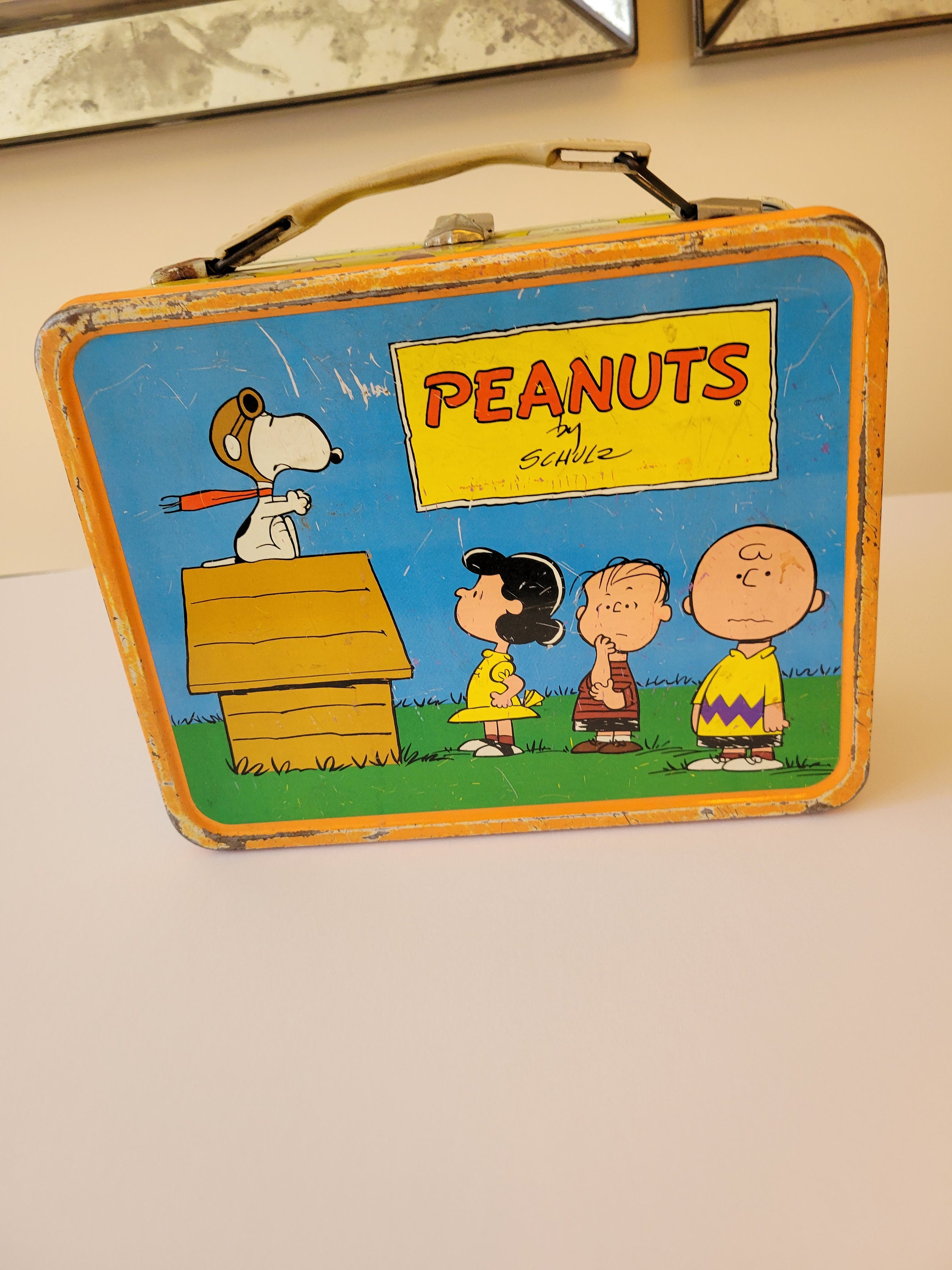 Vintage 1960's Peanuts Lunch Box - NO THERMOS - Etsy