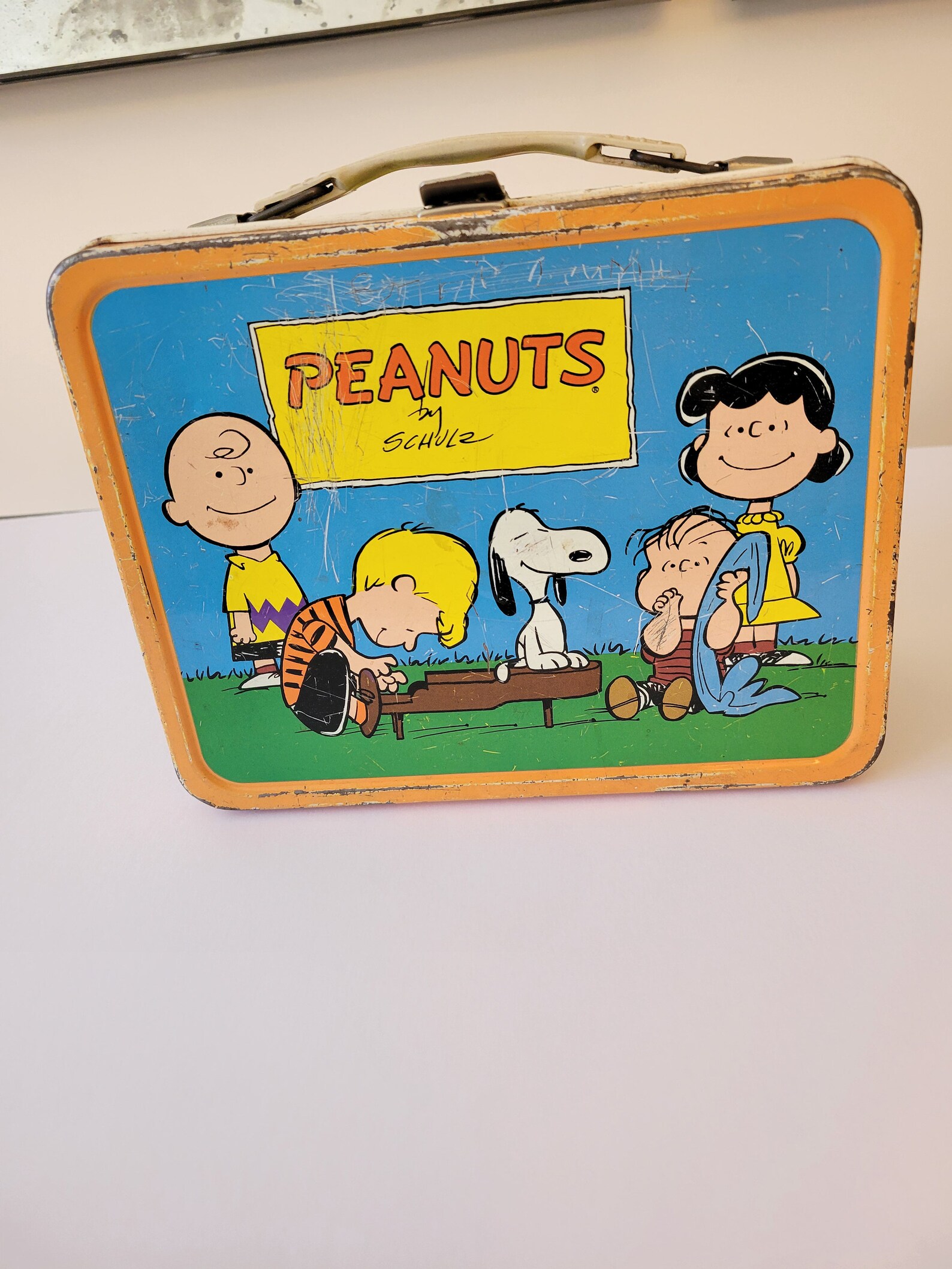 Vintage 1960's Peanuts Lunch Box - NO THERMOS - Etsy