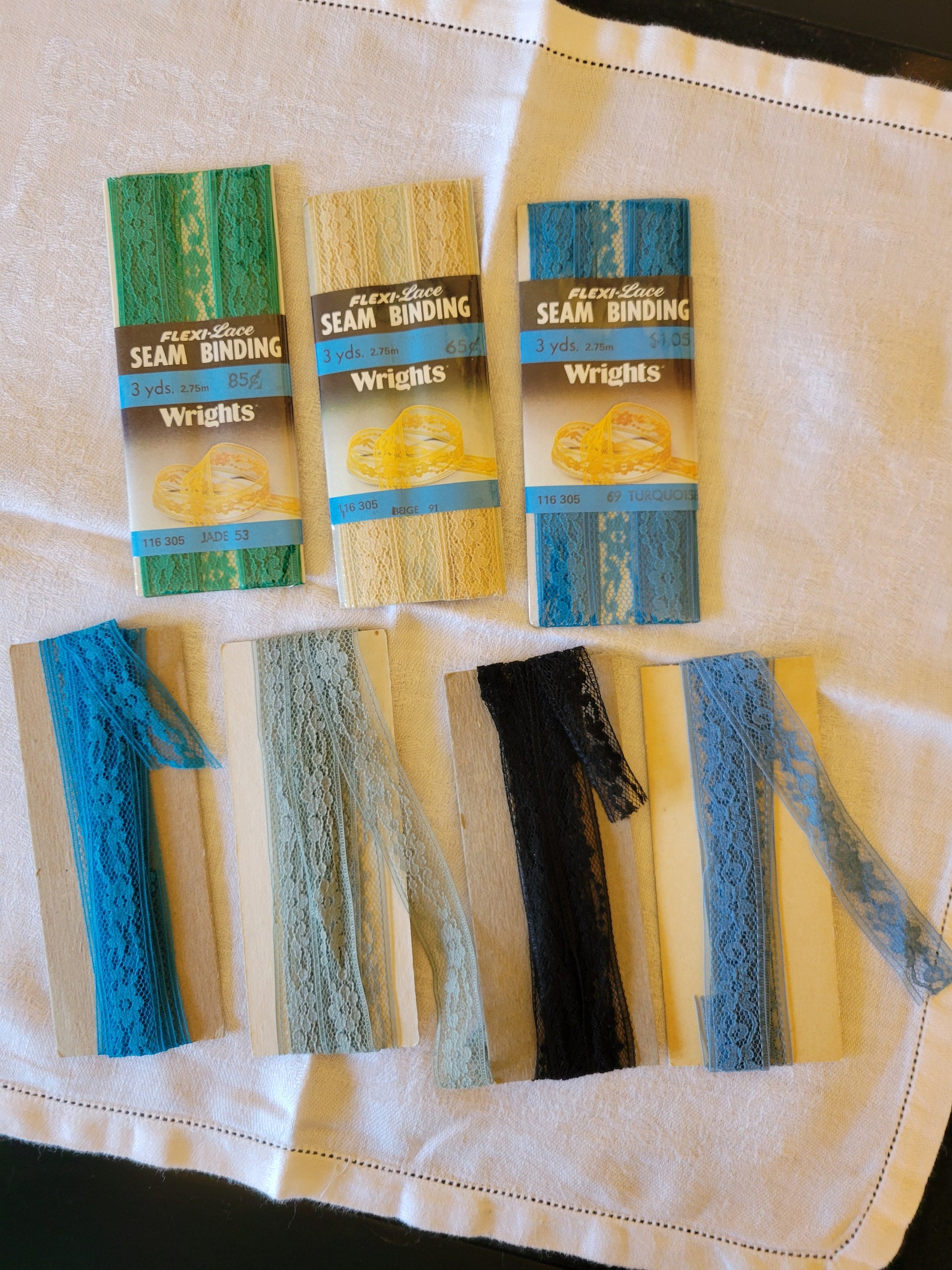 Assortment of Lace Seam Binding - Etsy