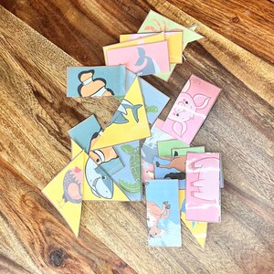 Downloadable Easy Toddler Puzzle Printables, 32 Pieces, 16-2 Piece ...