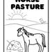 10 Page Farm Coloring Book Printable Download, Farm Animals, Preschool ...