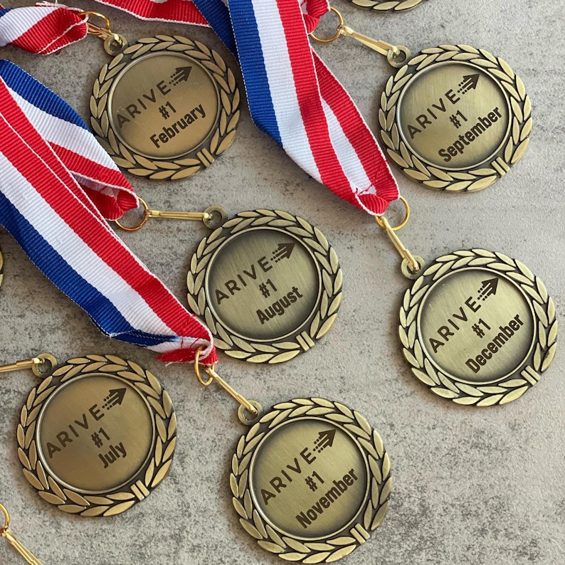 Custom Engraved Bronze Award Medals With Ribbon - Custom Engraved ...
