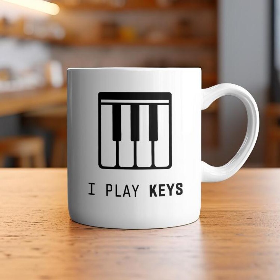 I Play Keys Mug for Piano Player Perfect Gift for Keys Player ...