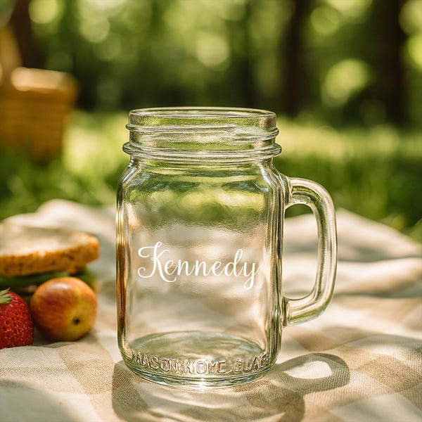 Personalized Mason Jar - Etsy