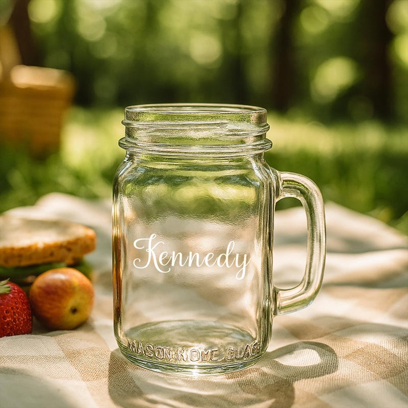 Engraved Glass Jar Small - Etsy
