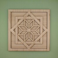 Wood Mosaic - Etsy
