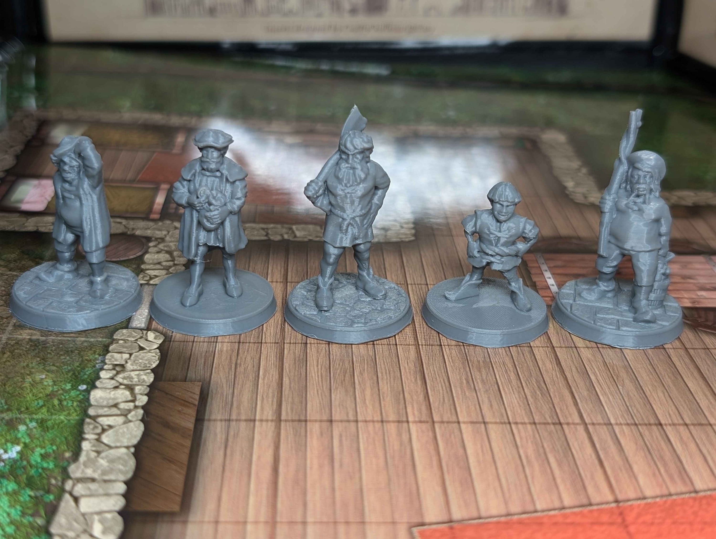 35 Townsfolk NPC Bundle - Miniatures for D&D, Pathfinder and TTRPG - Etsy