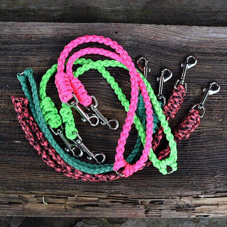 Paracord Leash Coupler - Four Strand Braid - Etsy