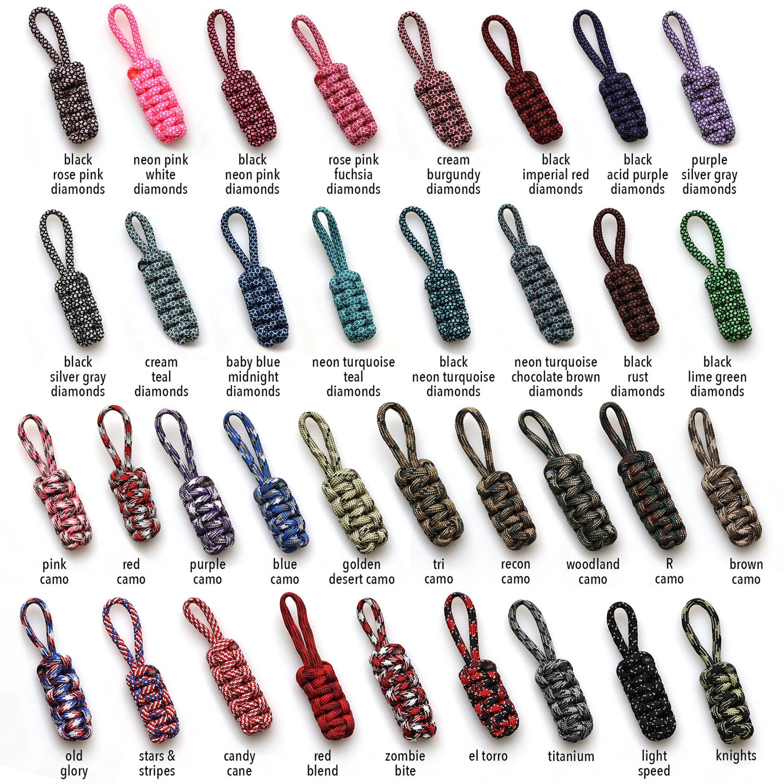 Paracord Leash Coupler - Four Strand Braid - Etsy