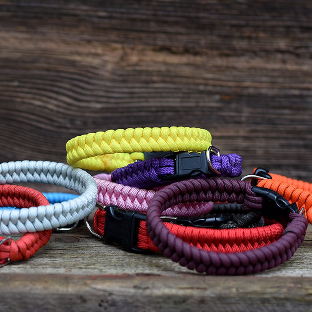 Fishtail Weave Paracord Dog Collar - Etsy